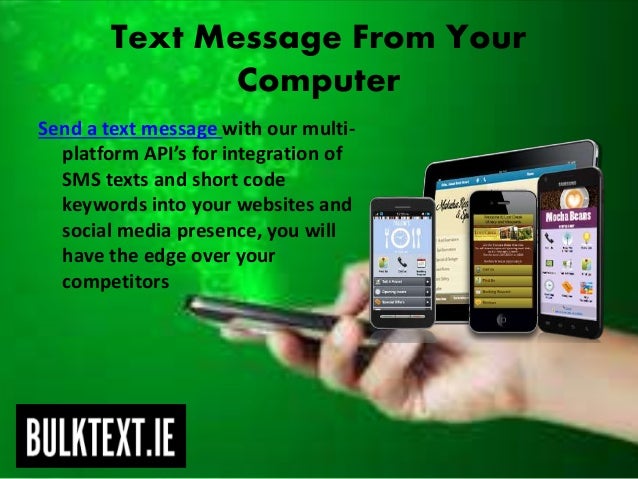 Send Text Message From Computer Send Text Message From Computer
