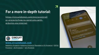 Send SMS with Arduino UNO R4 via Internet | PPT