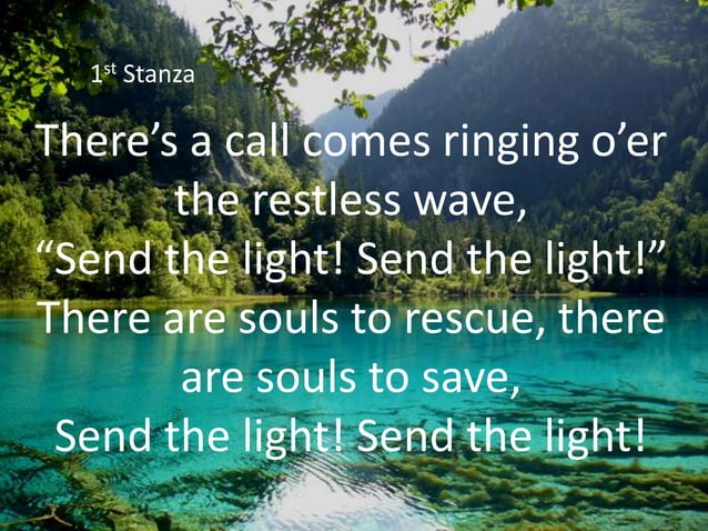 Send the Light | PPTX | Gospel Music | Music