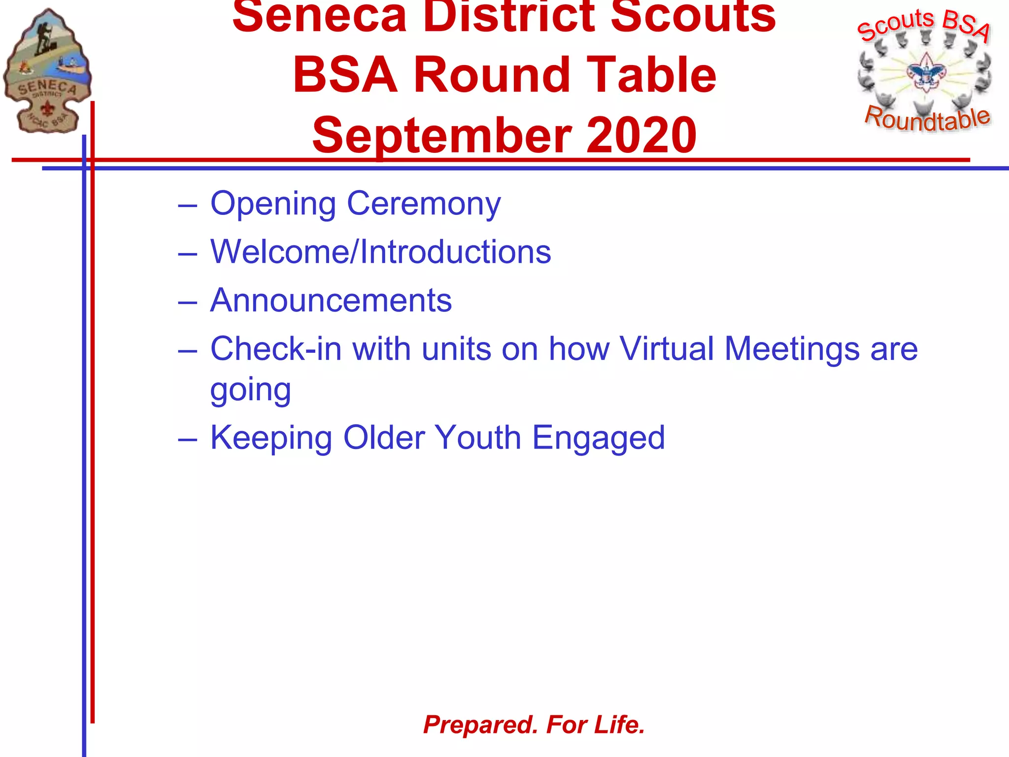 Seneca District Round Table September 2020 | PPTX