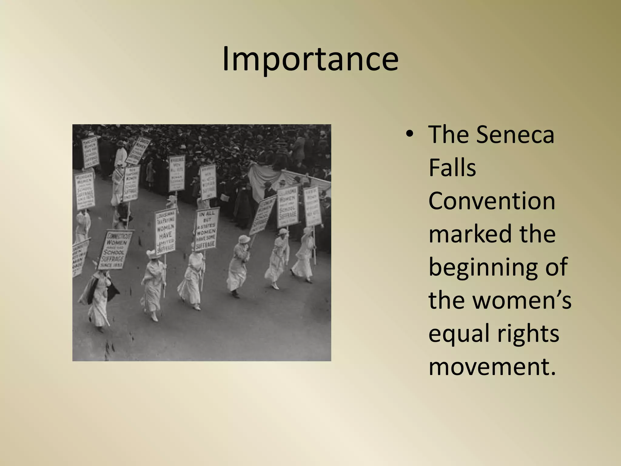 Seneca falls convention | PPTX