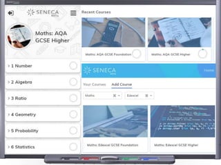 Seneca learning - Mathematics examples | PPT