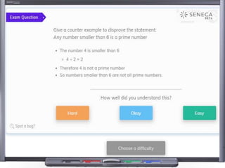 Seneca learning - Mathematics examples | PPT