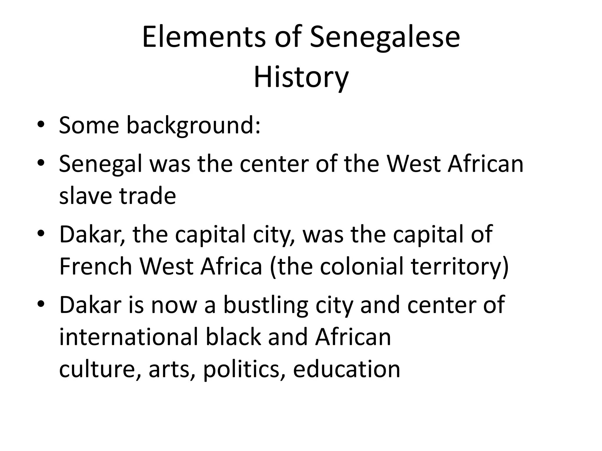 Senegal presentation | PPTX