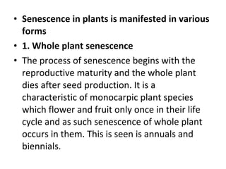 Senescence and aging plaphlec | PPT