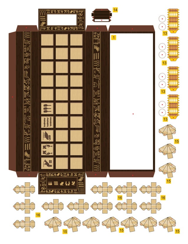 Papercraft Senet | PDF