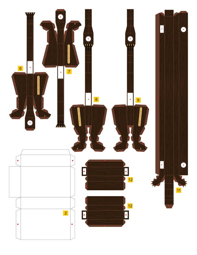 Papercraft Senet | PDF