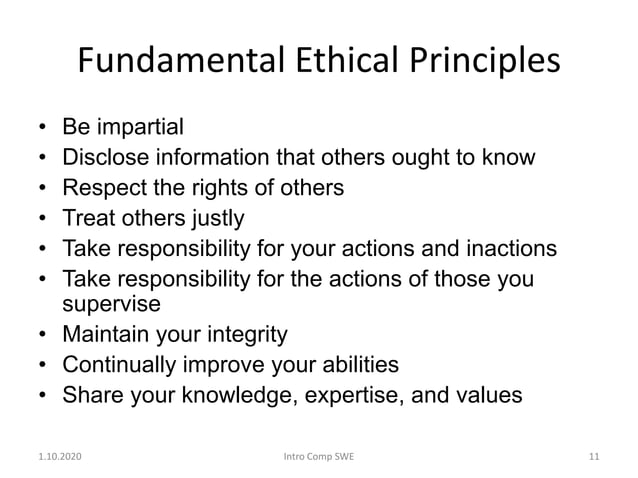 Seng 123 2-engineering-swe-ethics | PPT