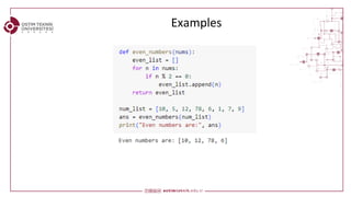 SENG 208 Week -5 Python Functions Presentation | PDF