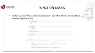 SENG 208 Week -5 Python Functions Presentation | PPT