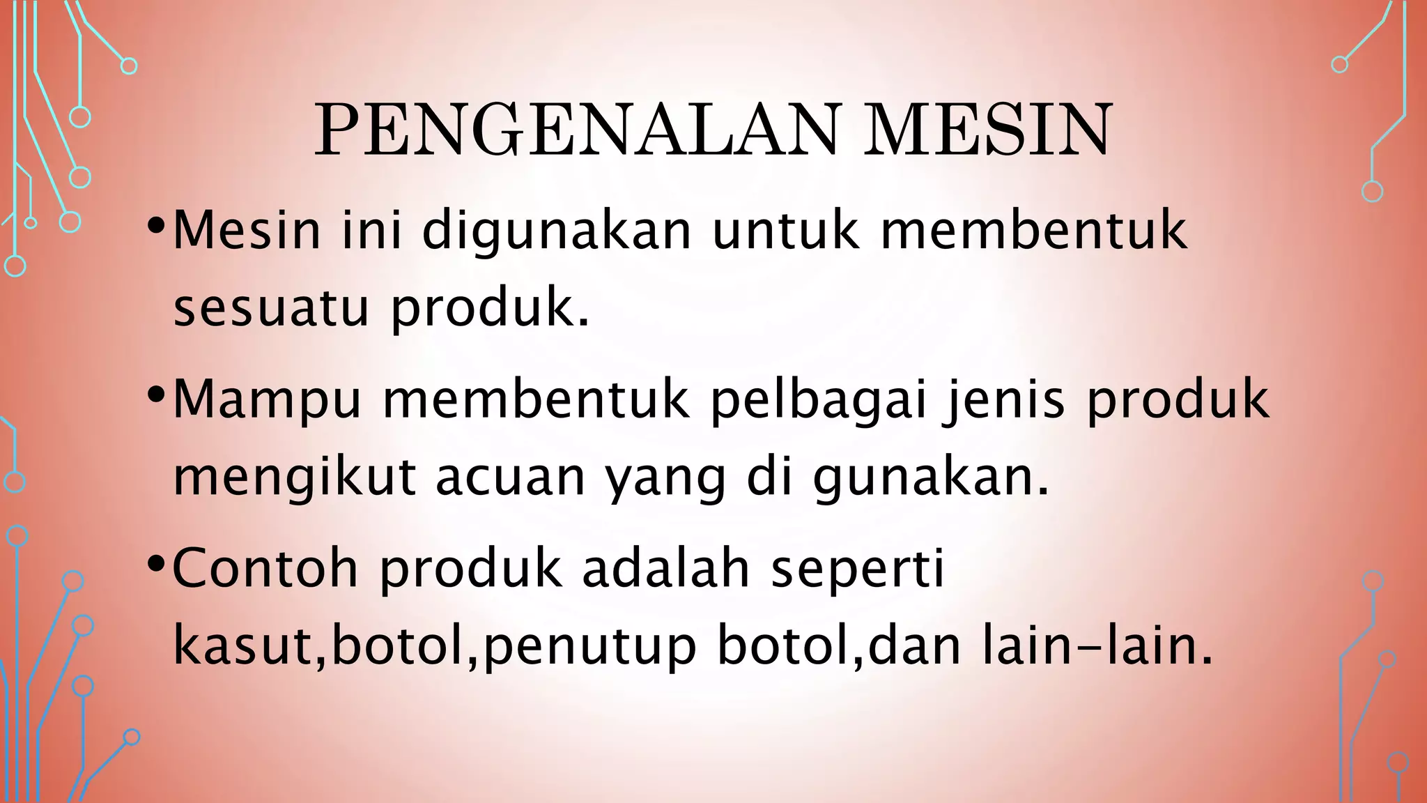 MENGENDALIKAN KEROSAKAN MESIN “CONDUCT MACHINE BREAKDOWN” | PPTX