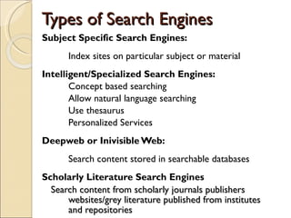 Search Engines | PPT