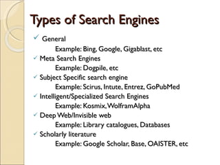 Search Engines | PPT