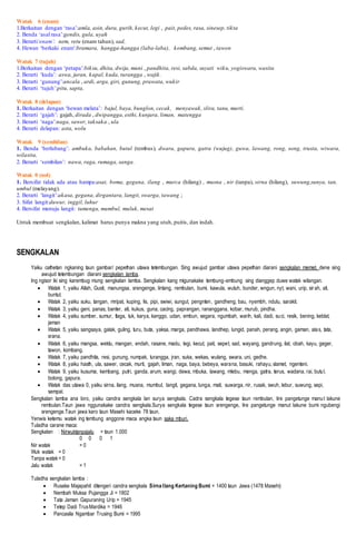 Sengkalan | DOCX