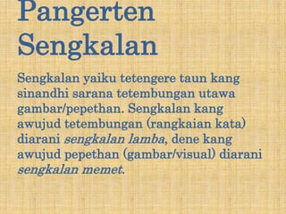 Materi Bab Sengkalan 1 - Bahasa Jawa.pptx