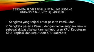 SENGKETA PEMILU KOTA 2024 pilkada p.pptx