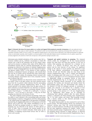 Sengupta et al 2014 self powered enzyme micropumps | PDF | Chemistry ...