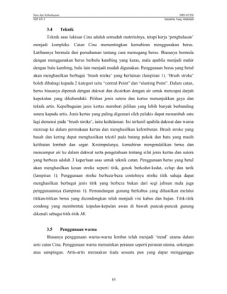 Seni catan-cina | DOCX