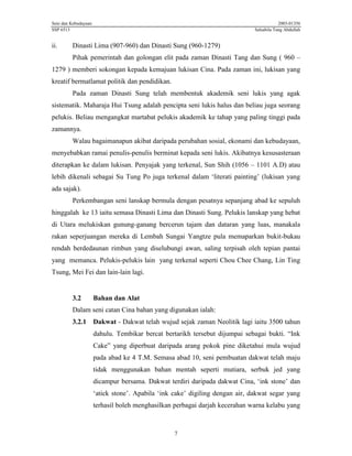 Seni catan-cina | DOCX