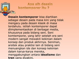 Seni bangunan kontemporer (art contemporary building) | PPTX
