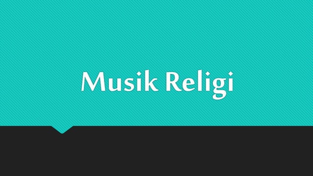 Seni Budaya ALIRAN MUSIK RELIGI | PPT