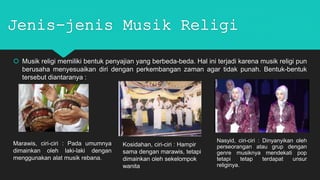 Seni Budaya ALIRAN MUSIK RELIGI | PPT