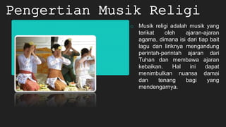 Seni Budaya ALIRAN MUSIK RELIGI | PPT