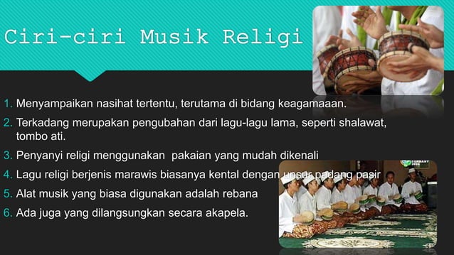 Seni Budaya ALIRAN MUSIK RELIGI | PPT