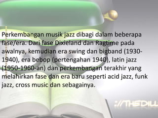 Seni budaya musik jazz | PPTX