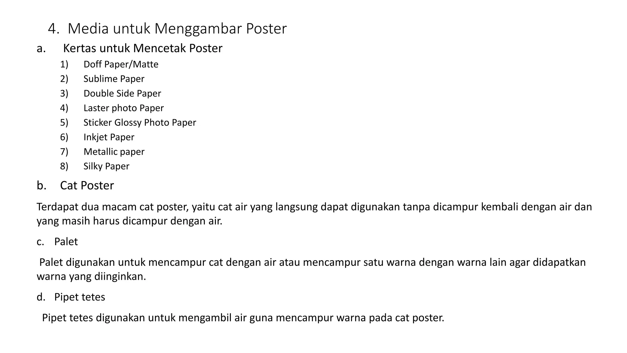 SENI BUDAYA Kelas VIII Materi Mengenai Bagaimana Cara Membuat Poster | PPTX