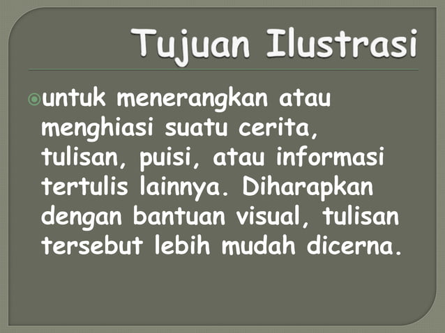 macam-macam seni ilustrasi | PPTX