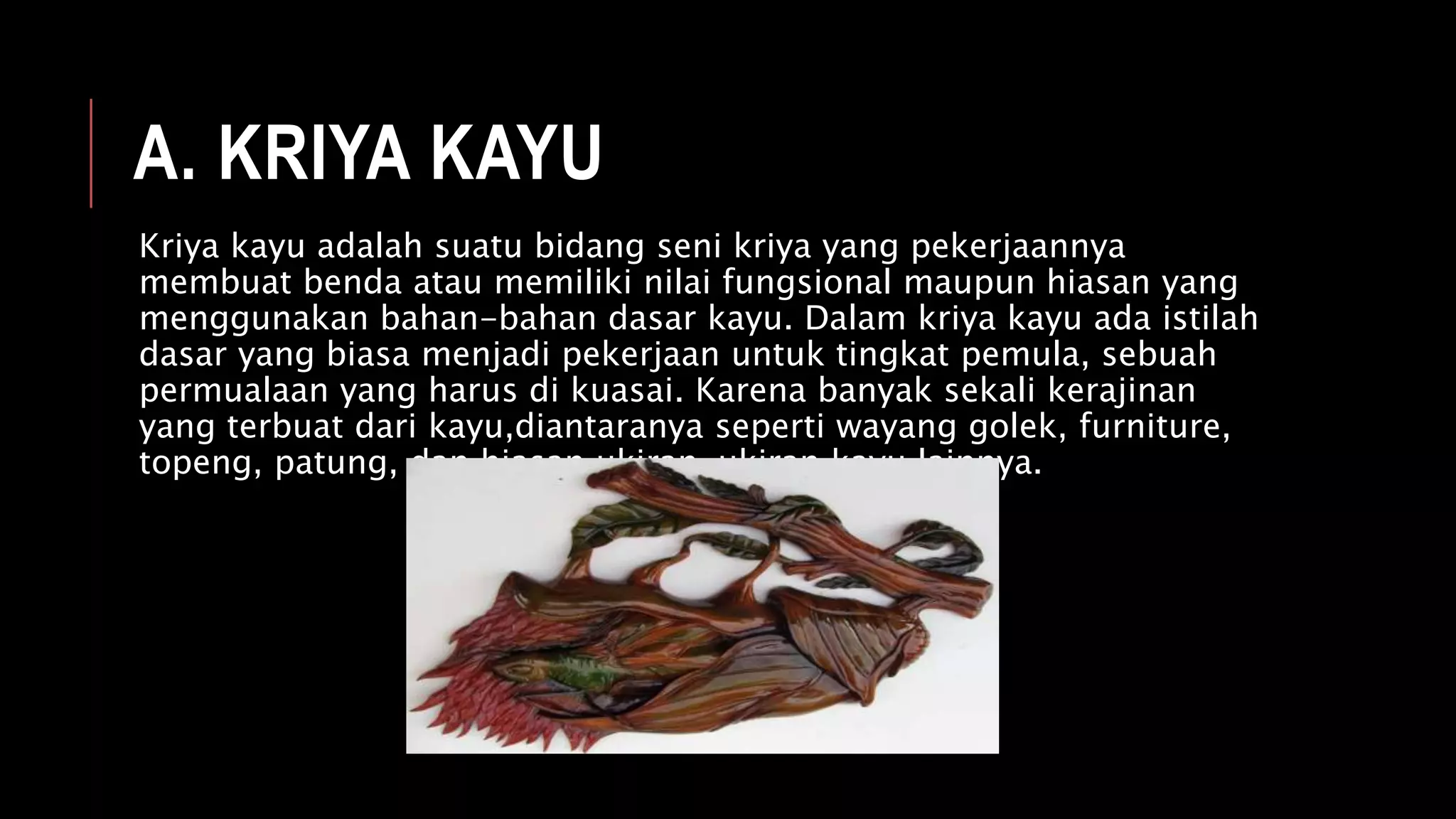 Seni kriya | PPTX