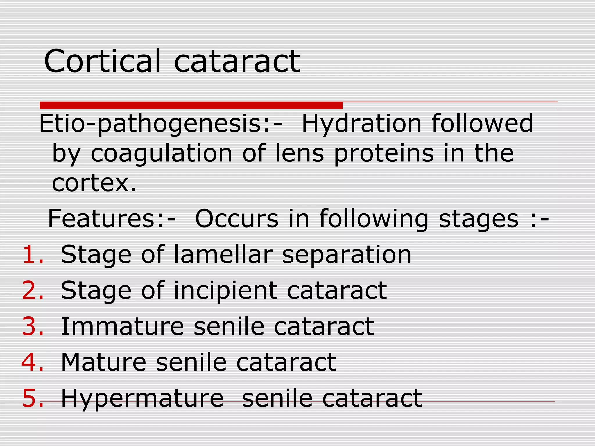 Senile Cataract | PPT