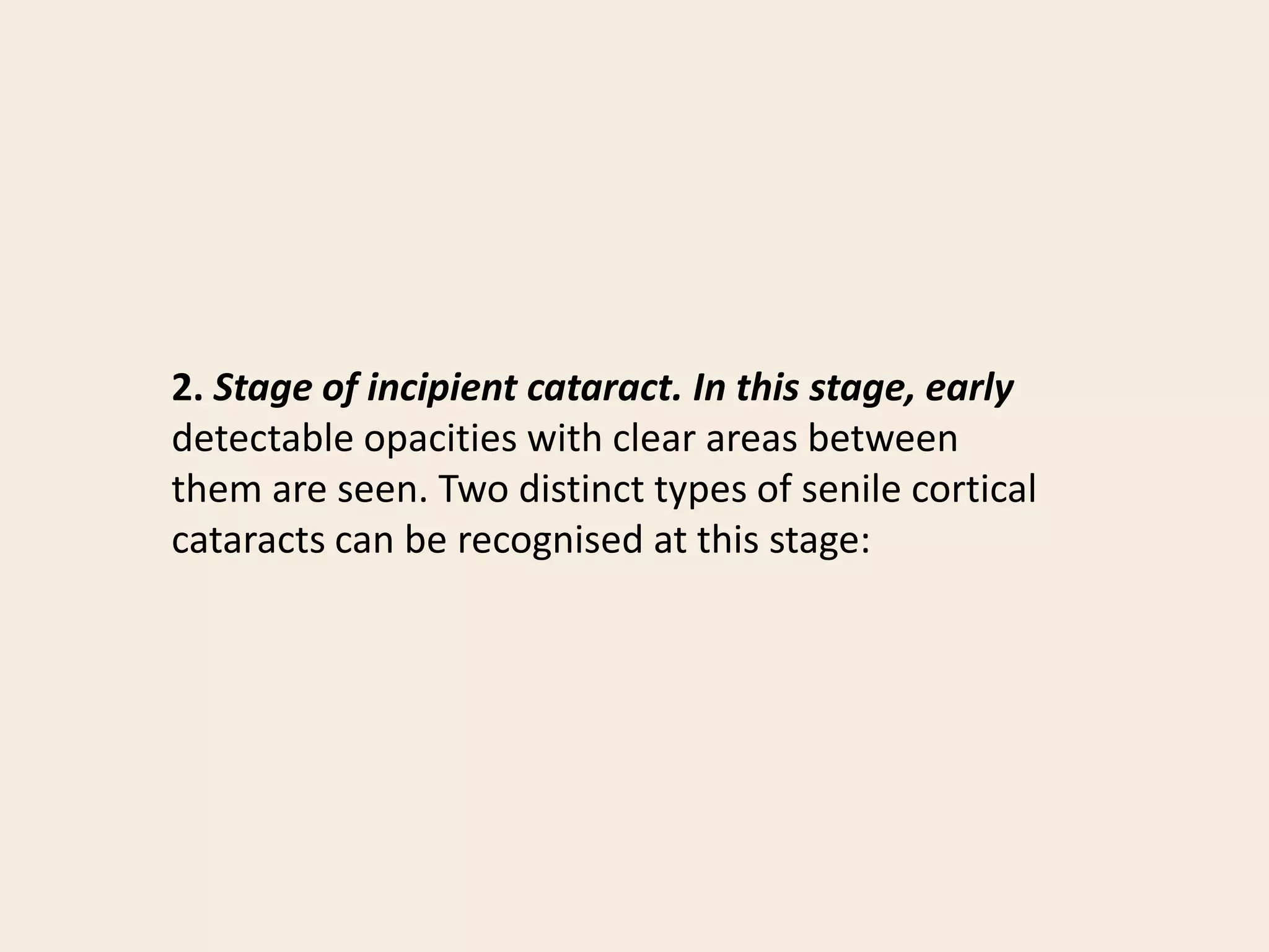 Senile cataract quick revision ( ophthalmology ) | PPTX