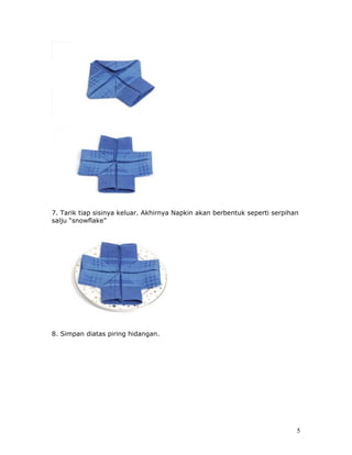 Seni lipatan napkin | PDF
