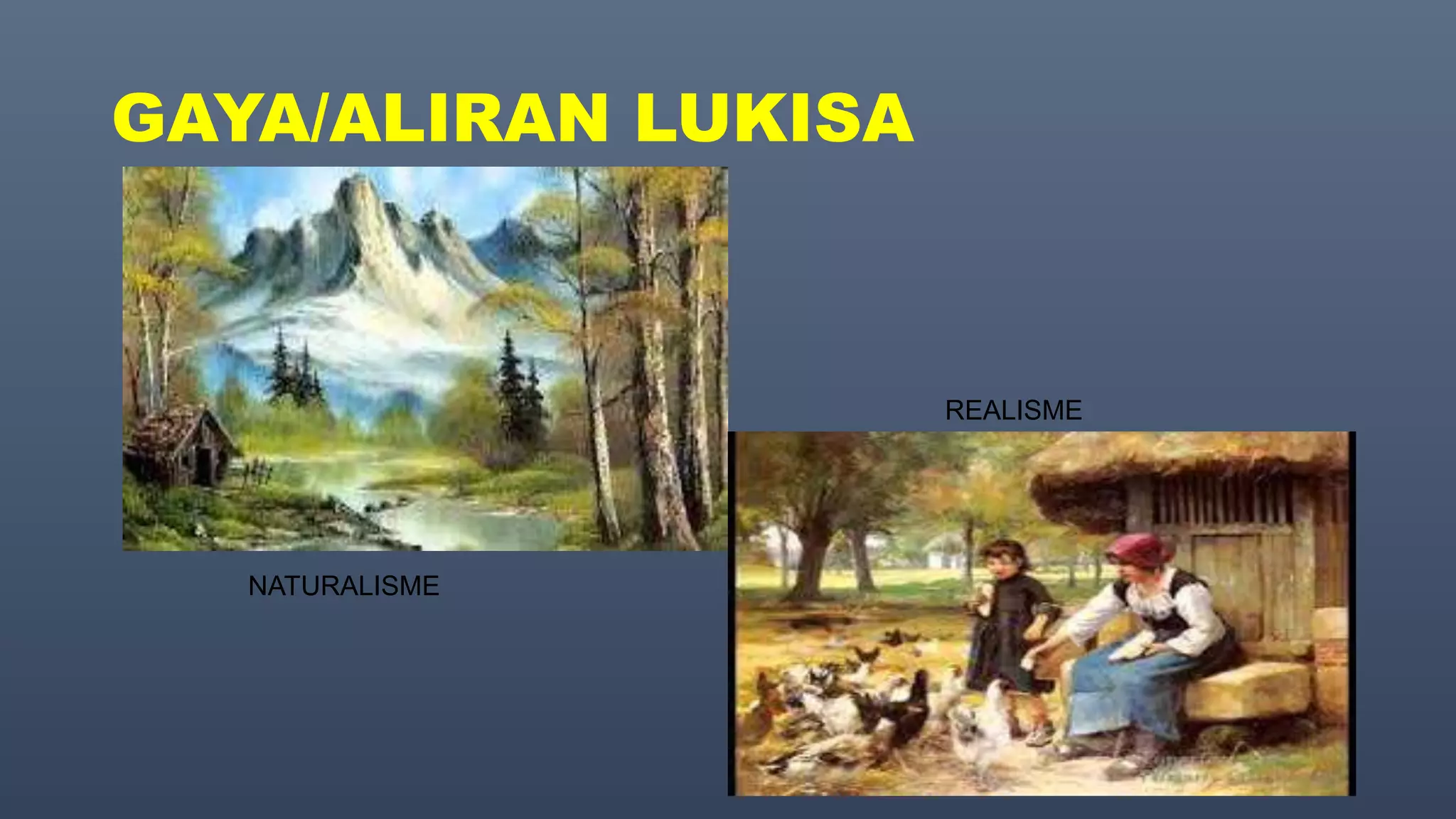 Seni lukis berbagai ragam bahan dan teknik | PPTX