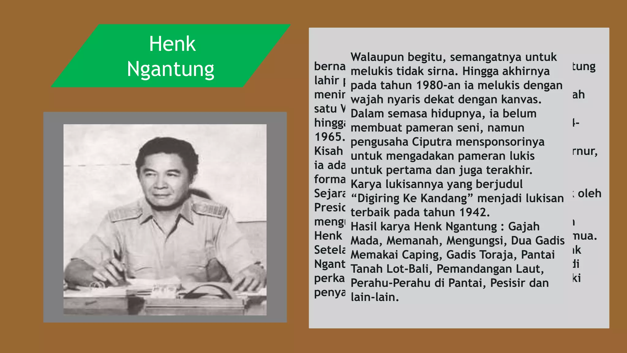 Seniman seniman indonesia | PPT