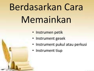 Seni musik tradisional | PPTX