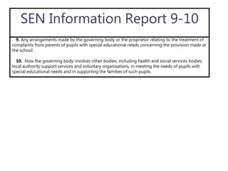 SEN information report Janury 2019 | PPT