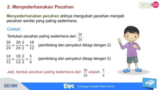Senin matematika pecahan | PPTX