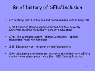 SEN Introduction | PPT