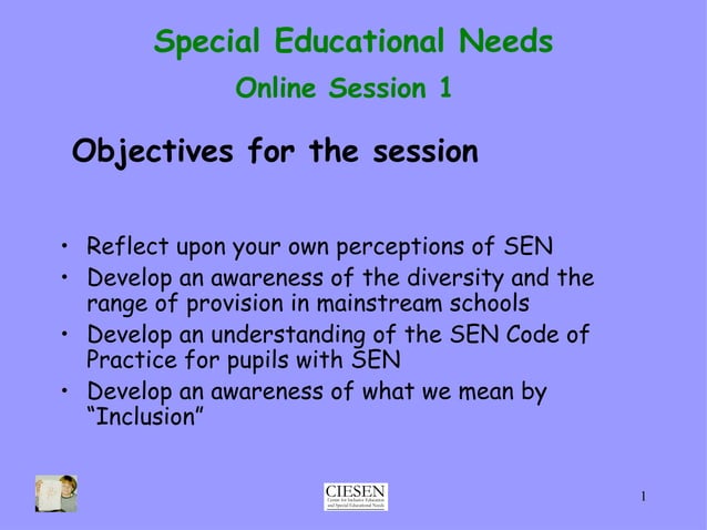 SEN Introduction | PPT