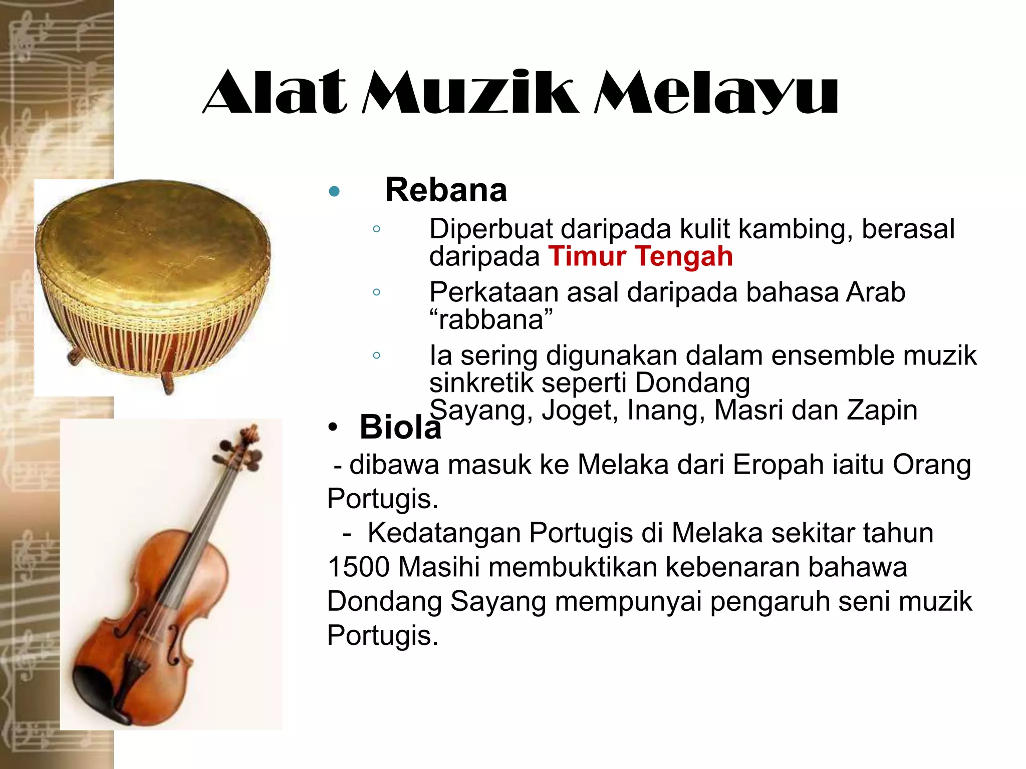 Seni nyanyian dondang sayang di melaka | PPTX