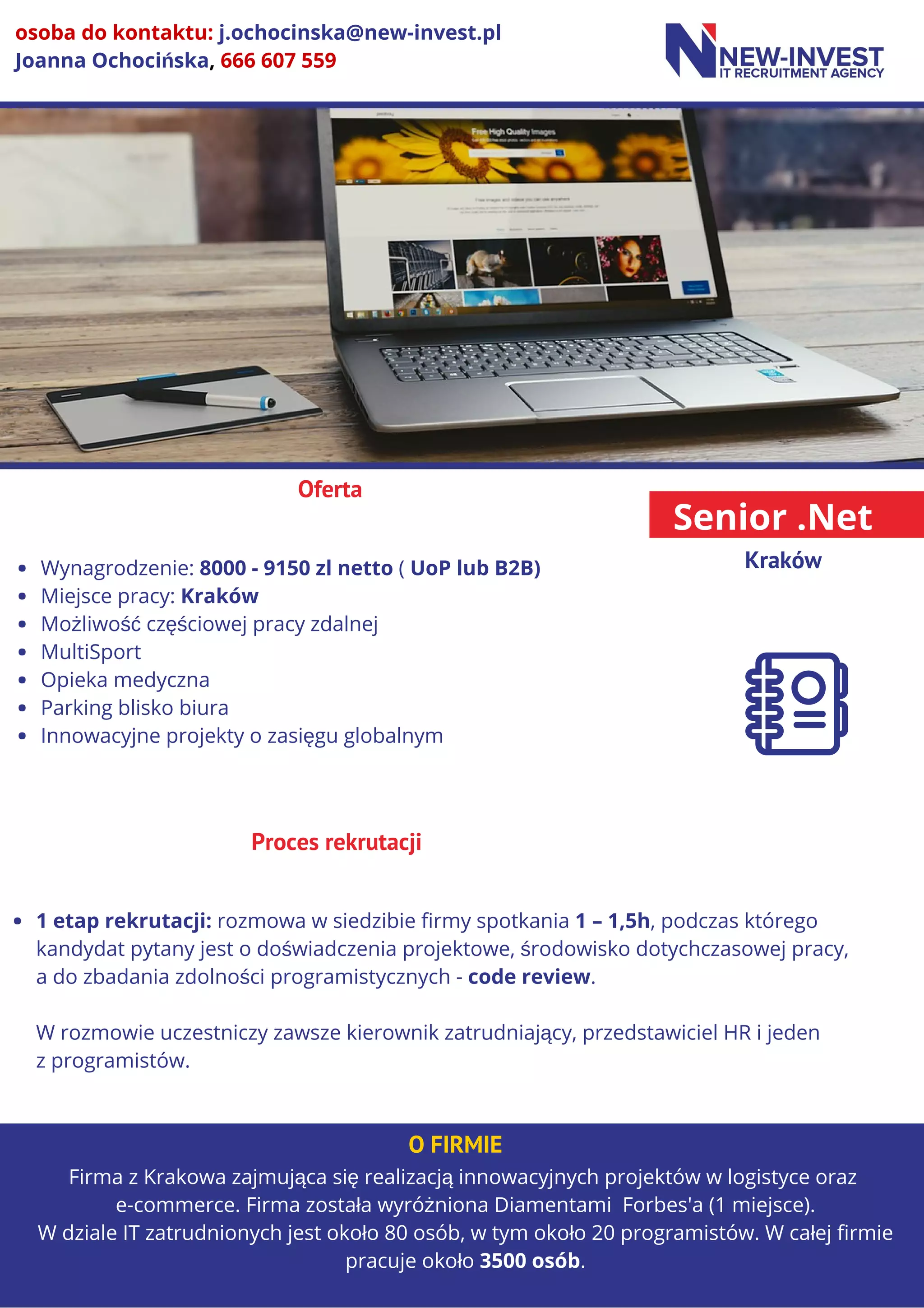 Oferta pracy Senior .Net Kraków | PDF