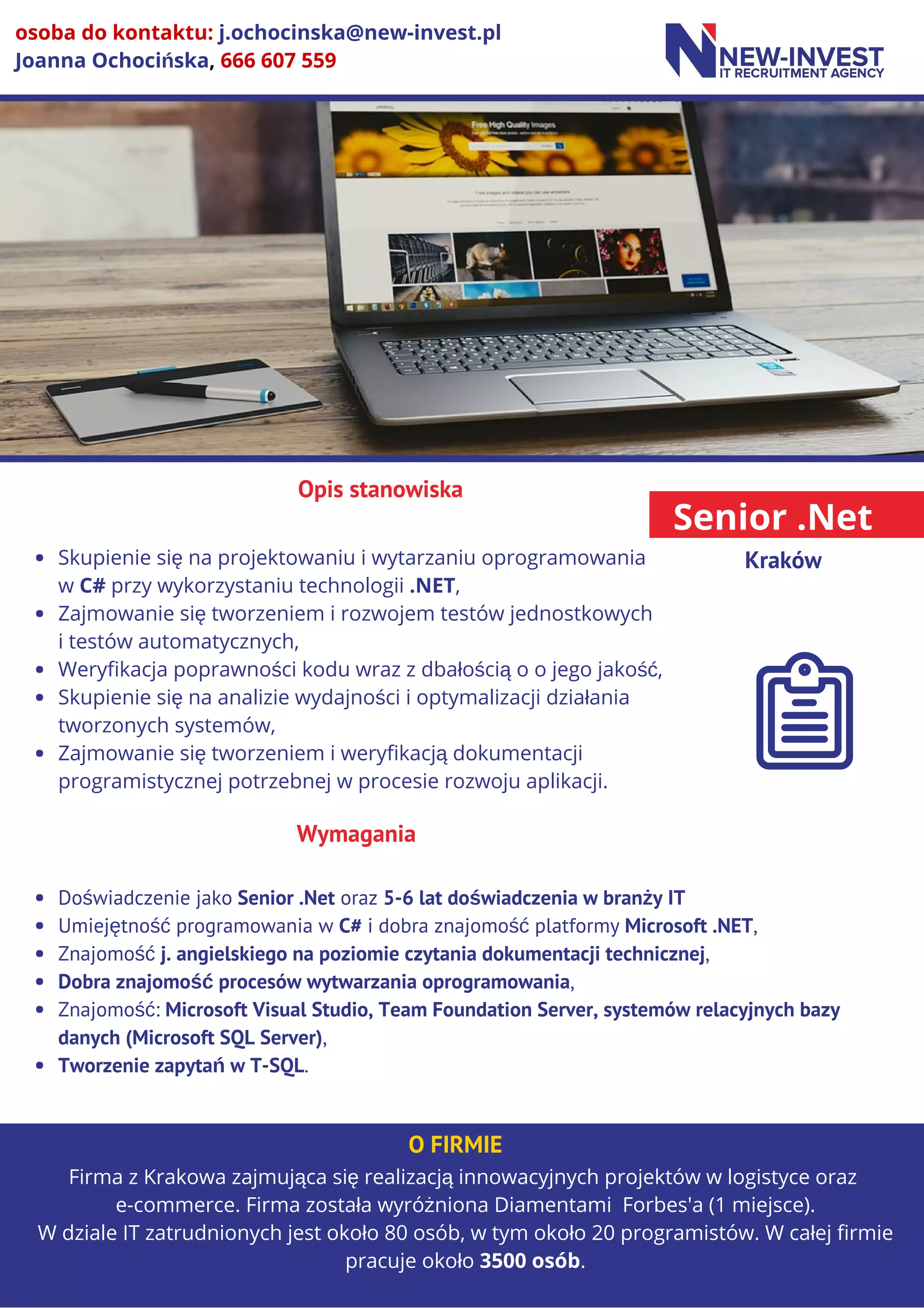 Oferta pracy Senior .Net Kraków | PDF | Free Download