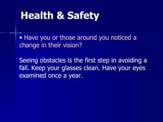 Senior Fall Prevention | PPT