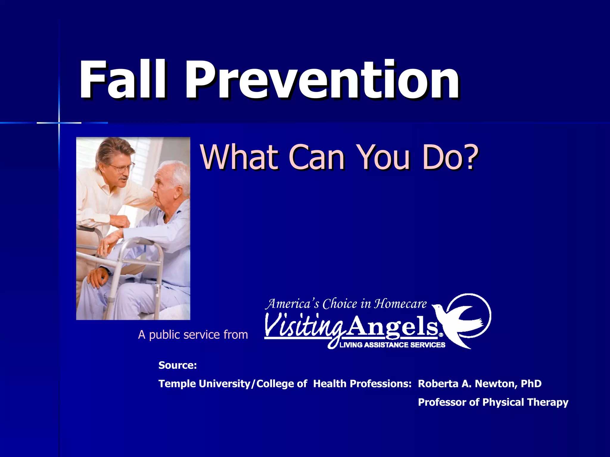 Senior Fall Prevention | PPT