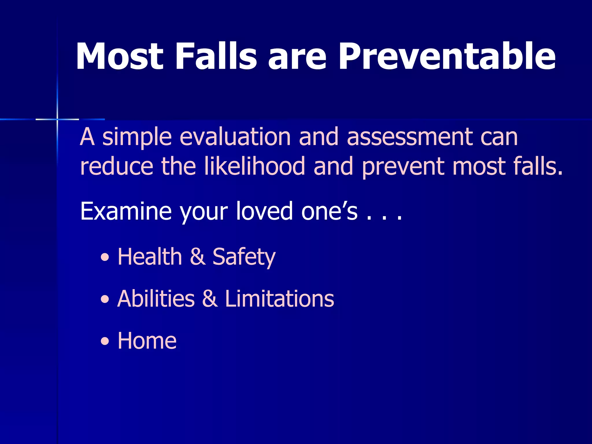 Senior Fall Prevention | PPT