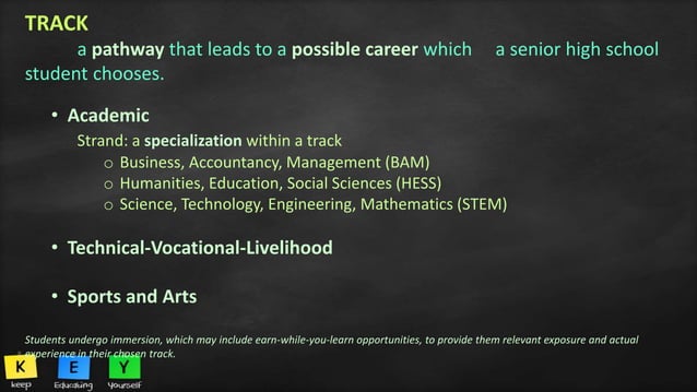 SENIOR HIGH SCHOOL.pptx strands track and other basic i formation | PPTX