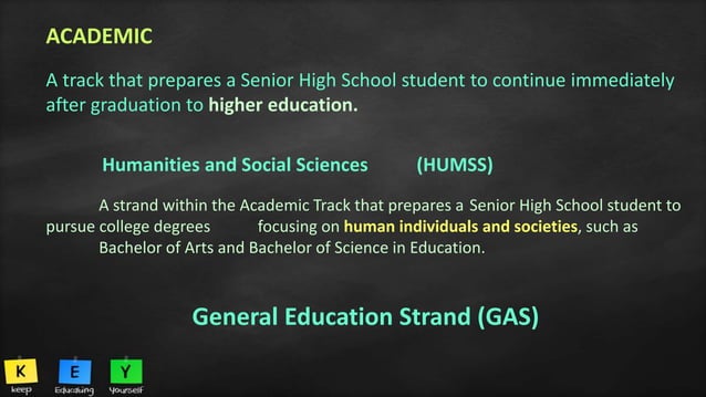 SENIOR HIGH SCHOOL.pptx strands track and other basic i formation | PPTX